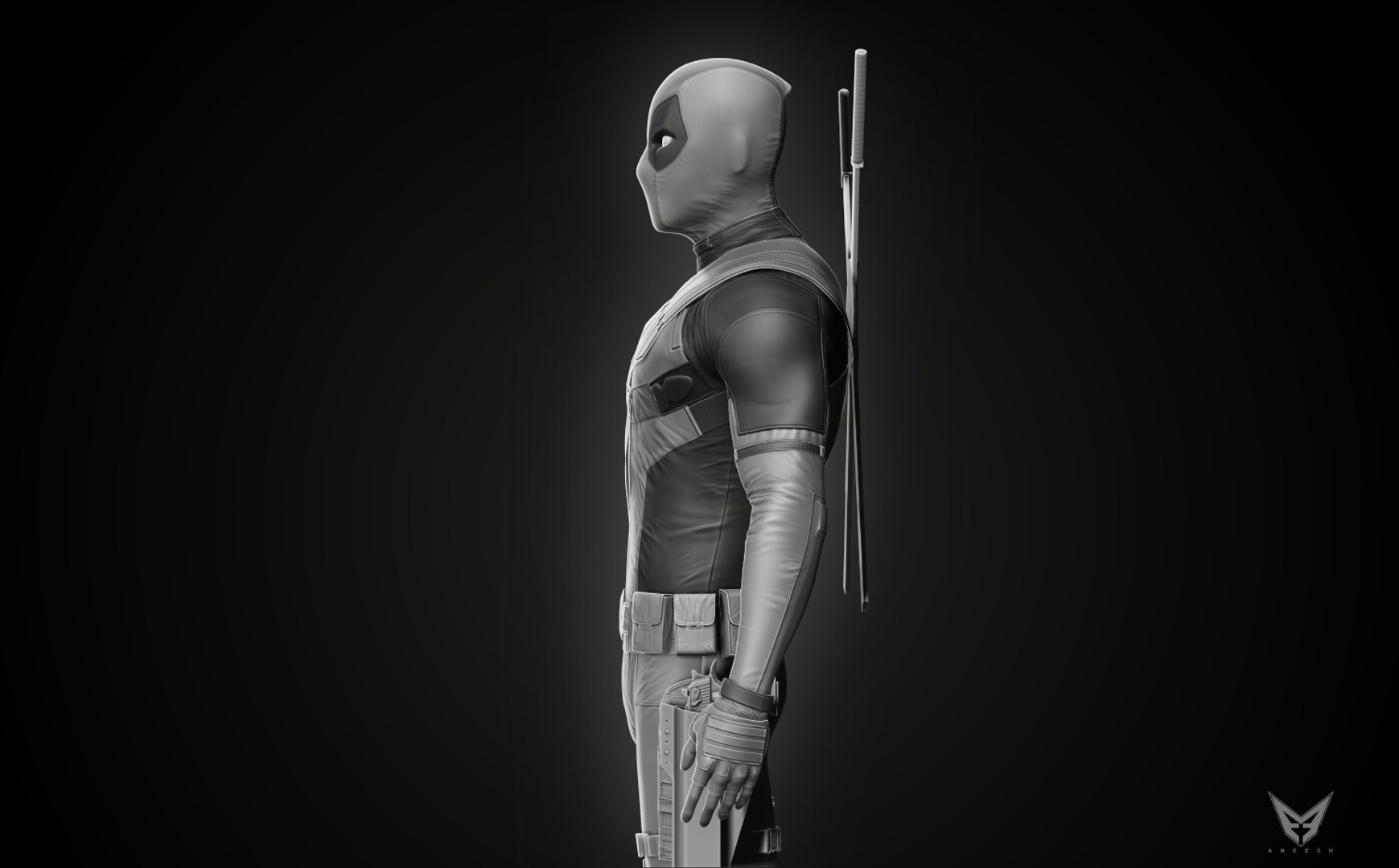 3D deadpool model - TurboSquid 1396678