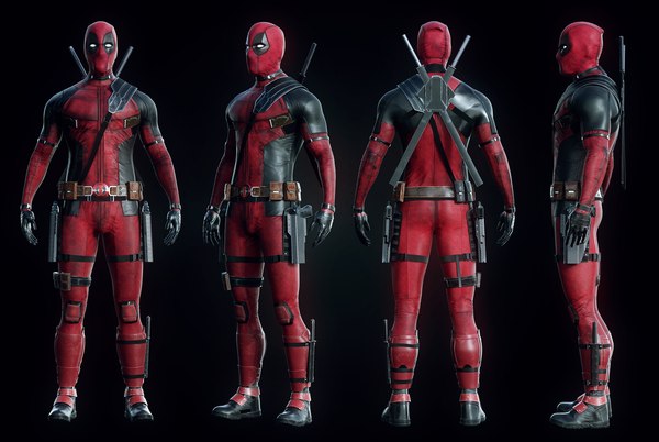 3D deadpool model - TurboSquid 1396678
