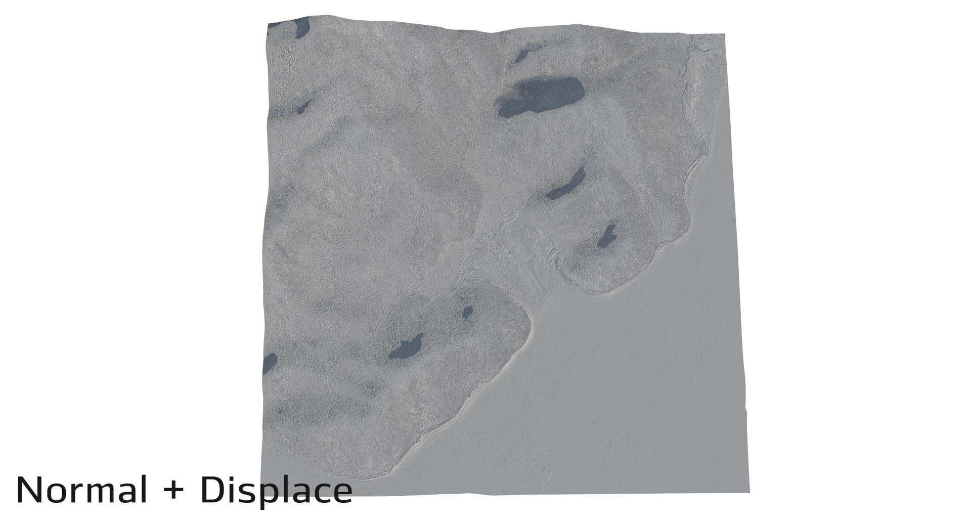 3D River Delta Model - TurboSquid 1284442