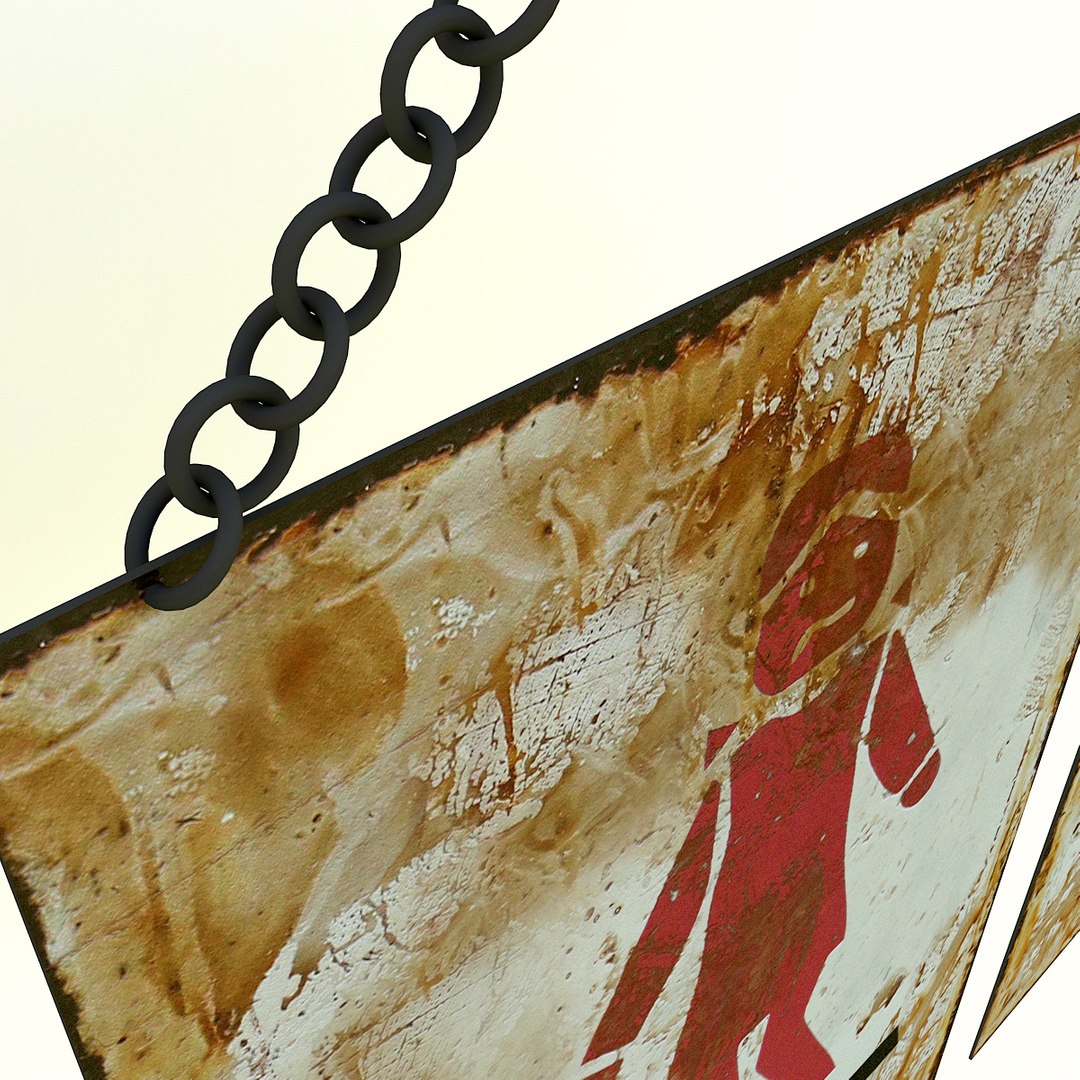 3D Dirty Sign Model - TurboSquid 1443350