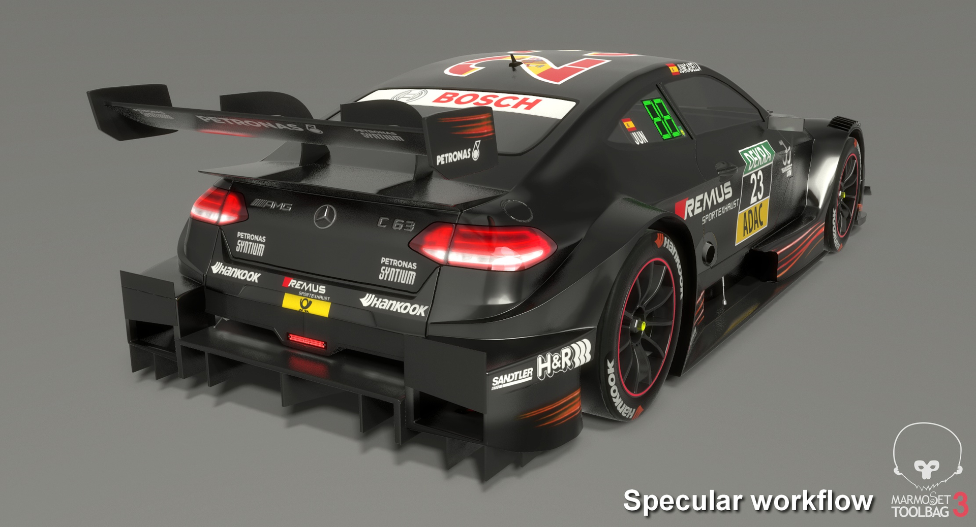3D mercedes-amg c63 dtm season model - TurboSquid 1311357