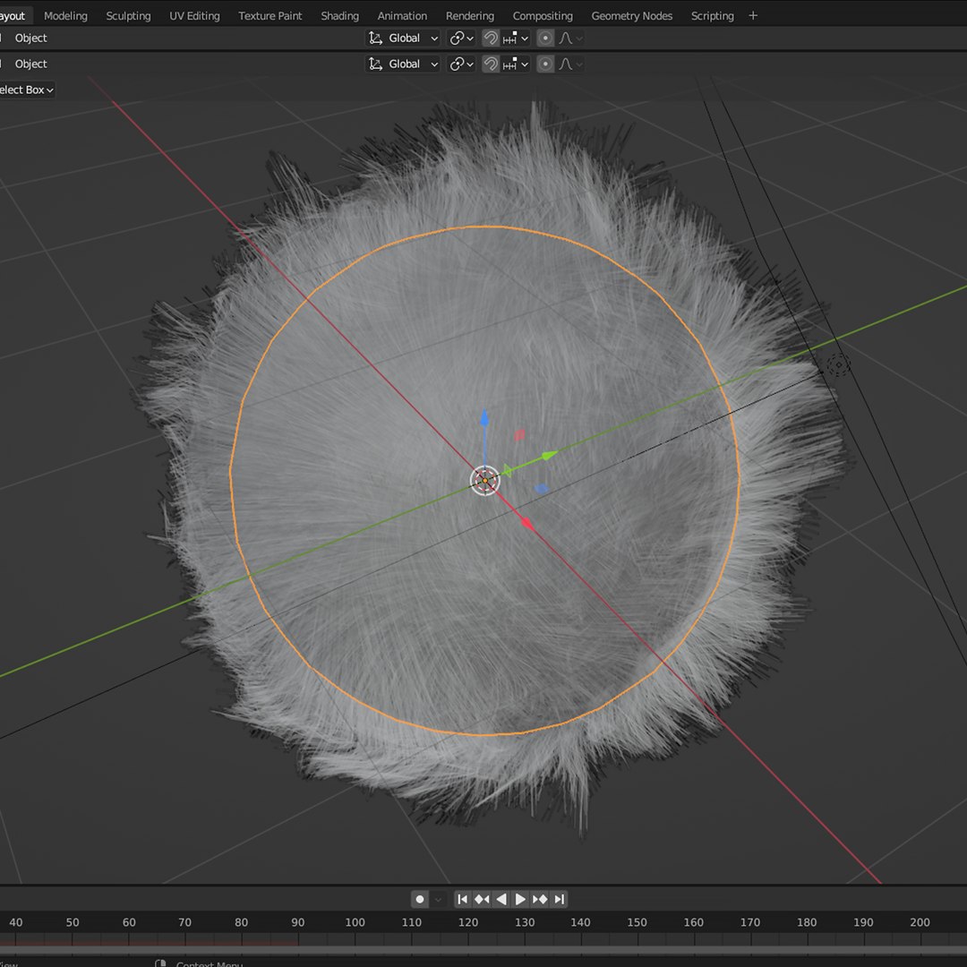 Fur Material in blender 3D model - TurboSquid 2152847