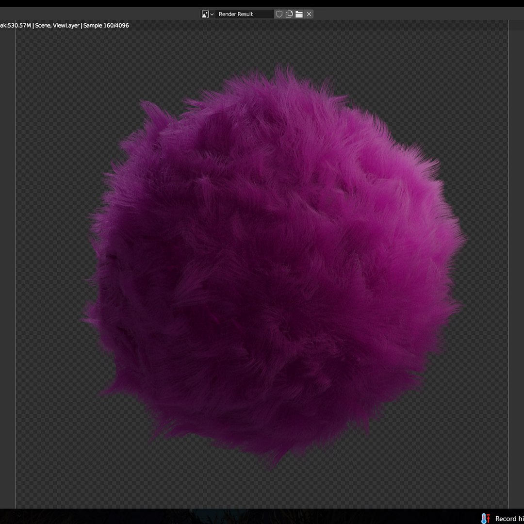 Fur Material in blender 3D model - TurboSquid 2152847