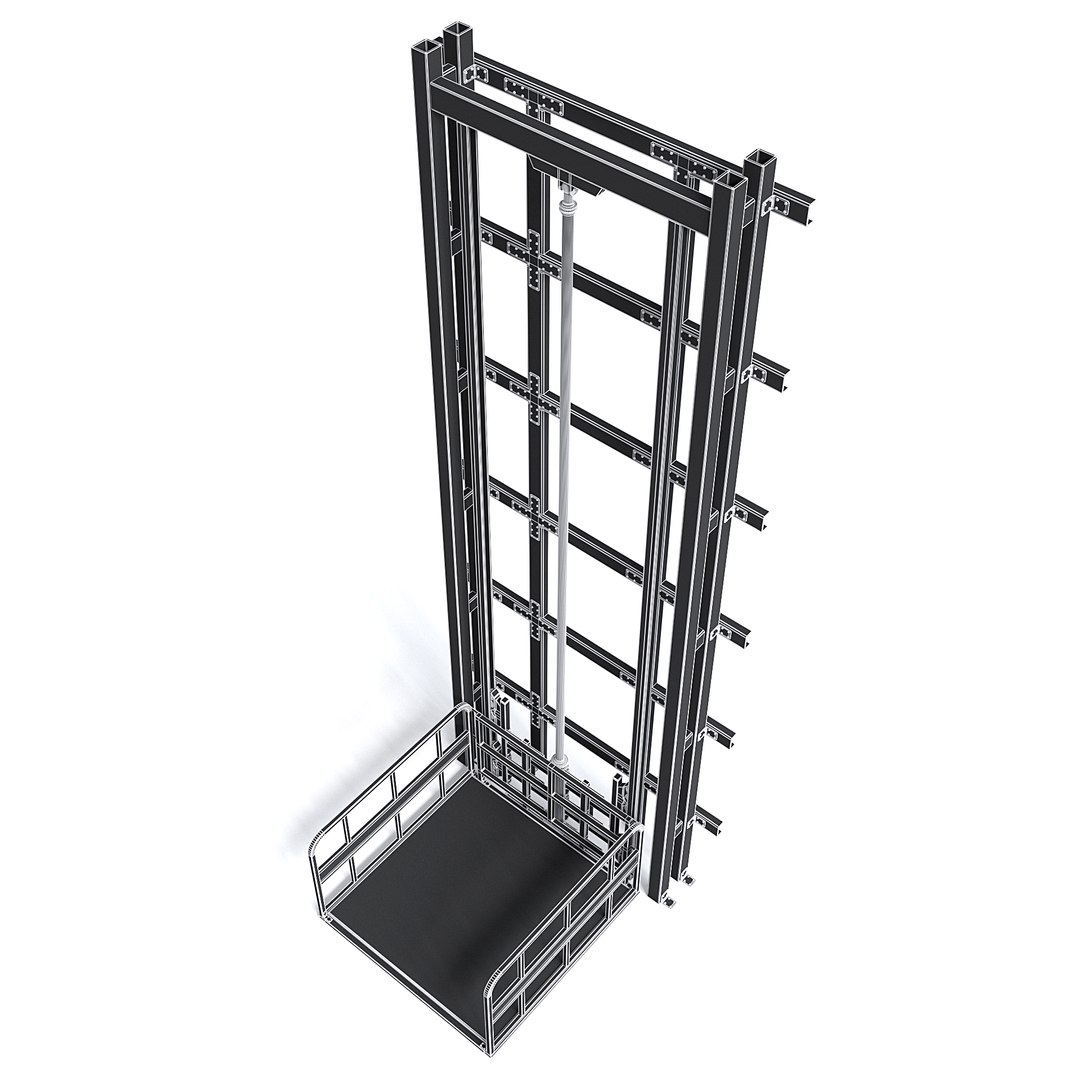 3D Industrial Elevator III model - TurboSquid 1993332