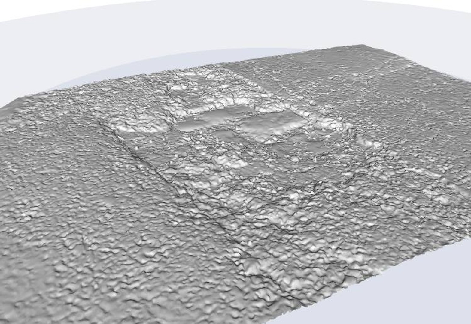 3d Model Damaged Road
