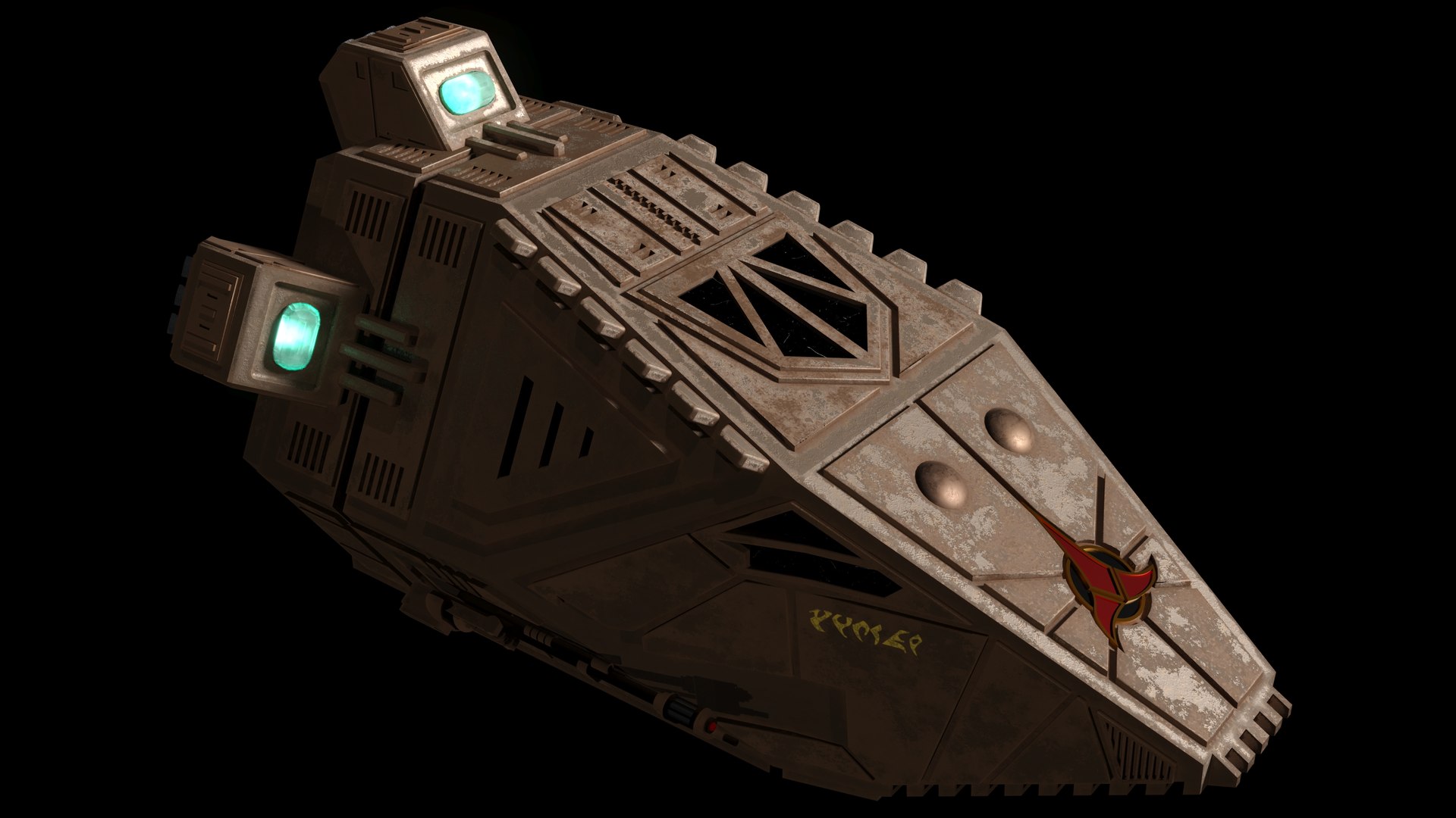 Toron Class Klingon Shuttle Craft 3D Model - TurboSquid 1925814