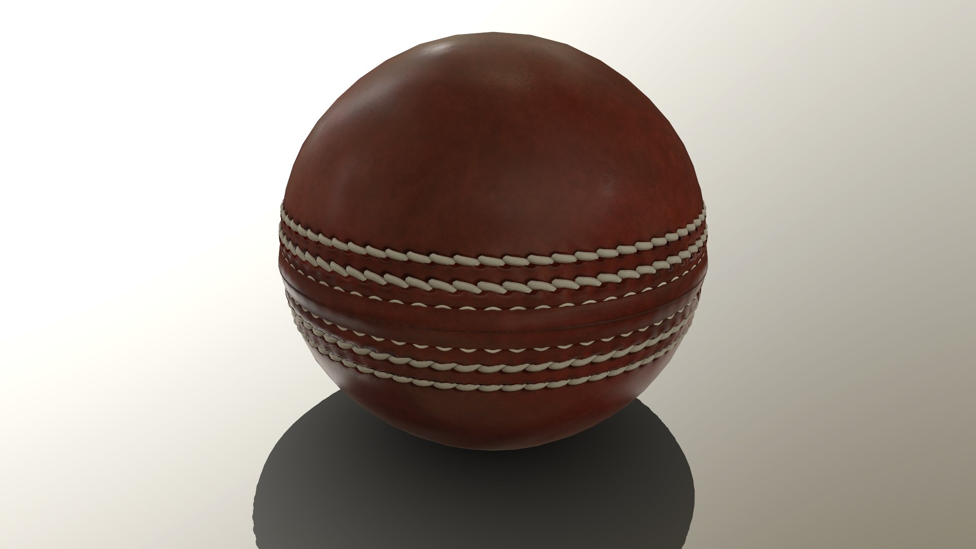 3D Cricket Ball Model - TurboSquid 1367320
