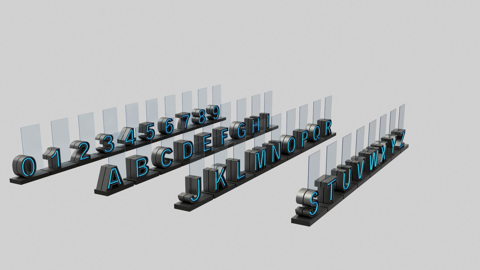 Alphabet 3D - TurboSquid 1307038