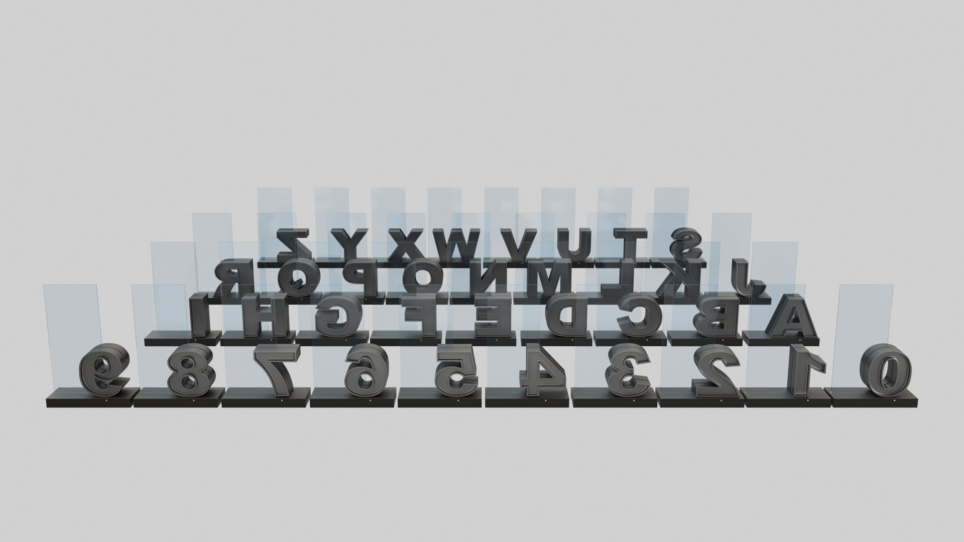Alphabet 3D - TurboSquid 1307038