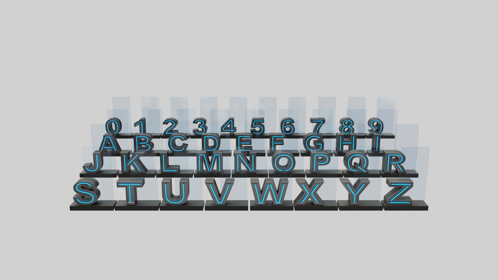 Alphabet 3D - TurboSquid 1307038