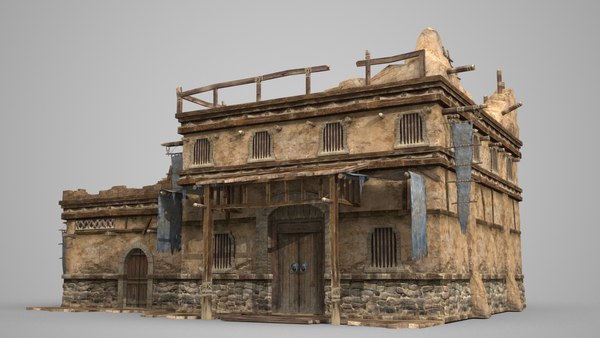 3D ancient architecture earth model - TurboSquid 1601660