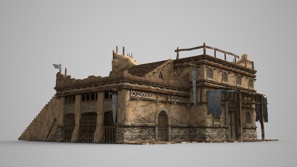3D ancient architecture earth model - TurboSquid 1601660