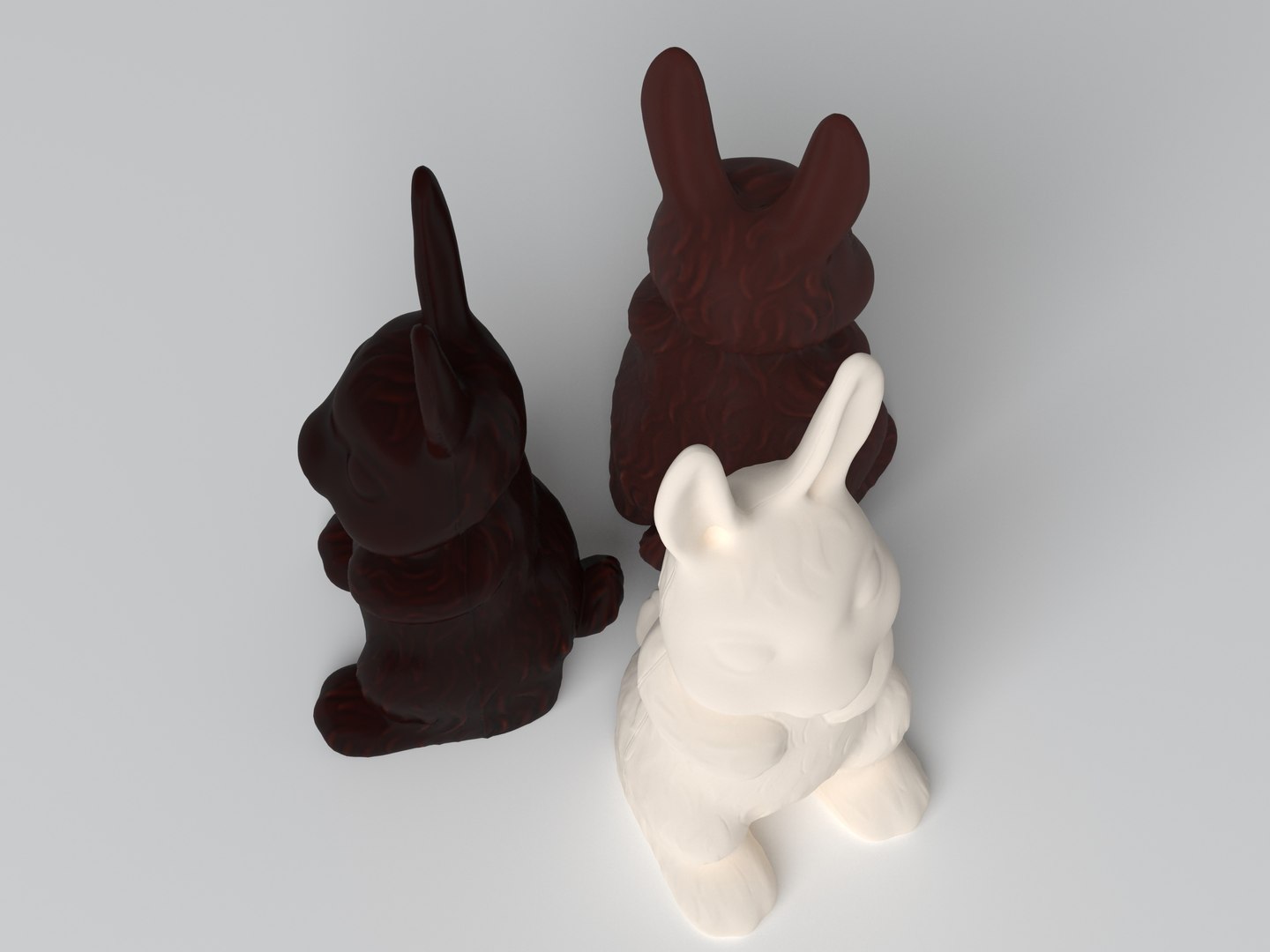Free 3D Chocolate Bunny Model - TurboSquid 1720372