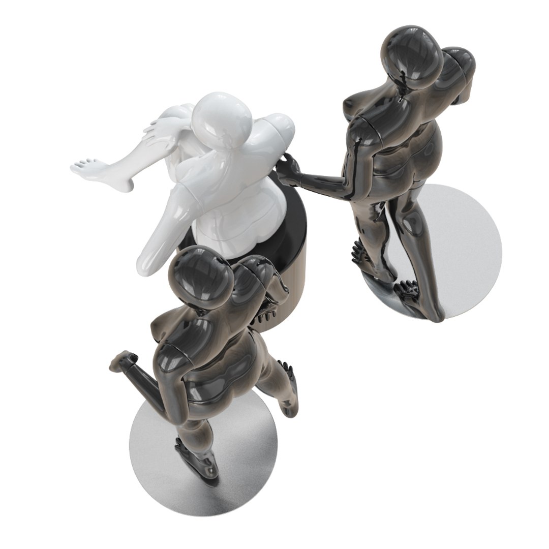 Faceless Female Mannequins 3D Model - TurboSquid 1406201