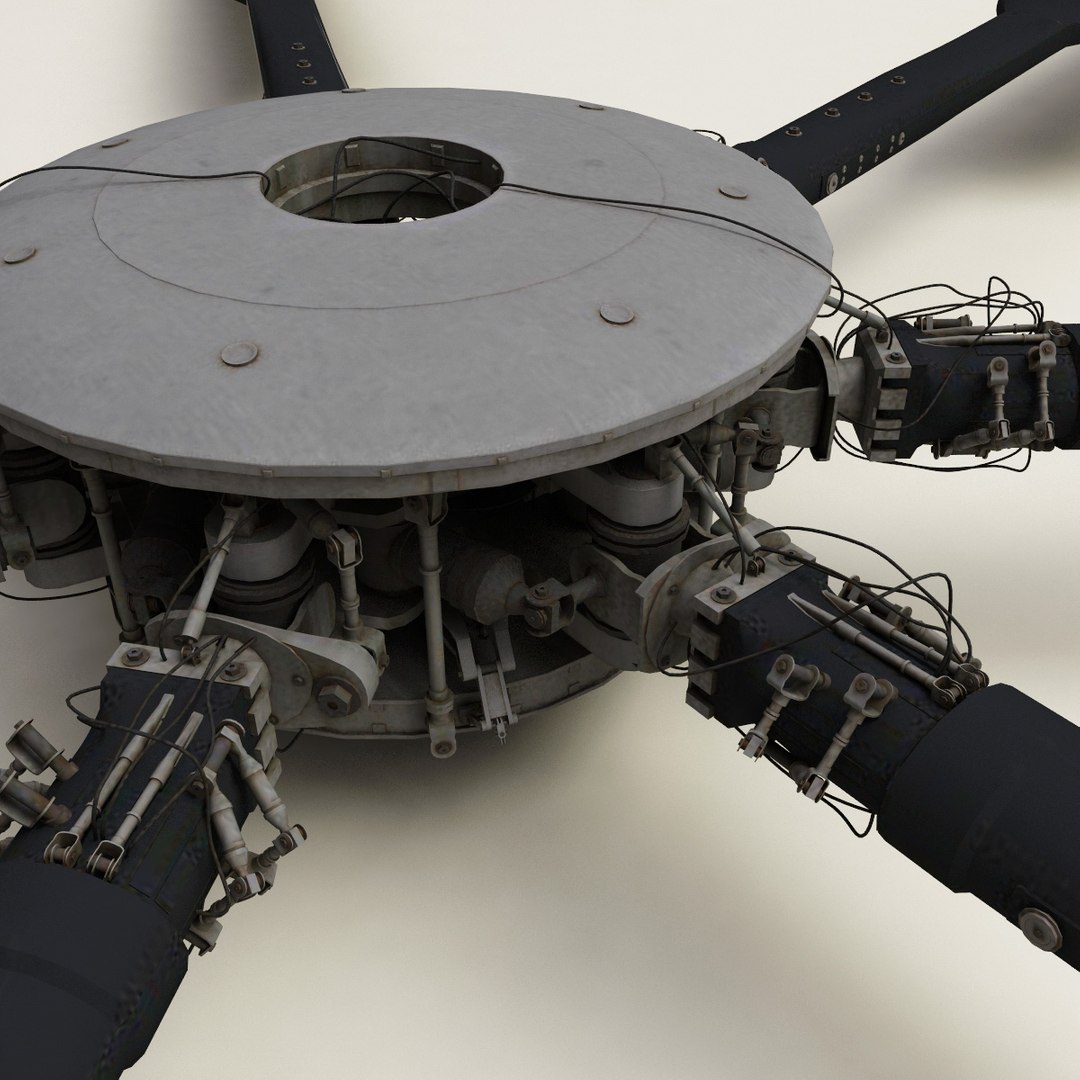 Helicopter Propellers V3 3d Model