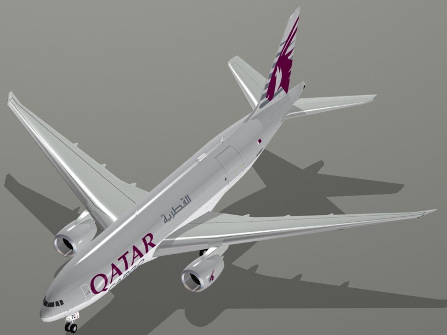 B Qatar Airways Cargo 3d 3ds