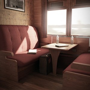 3D Train-Interior Models | TurboSquid
