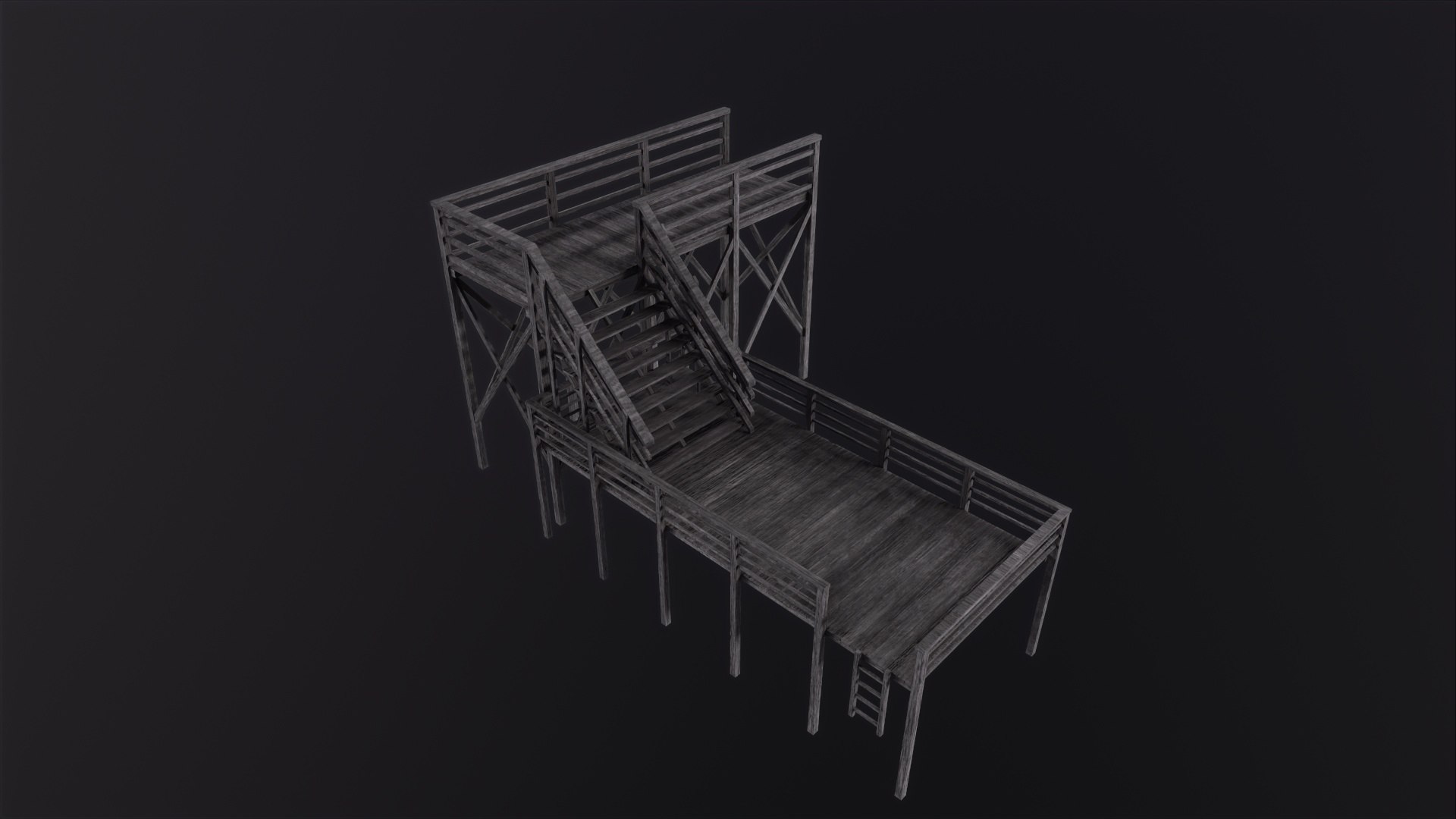 3D Dock - TurboSquid 2104250