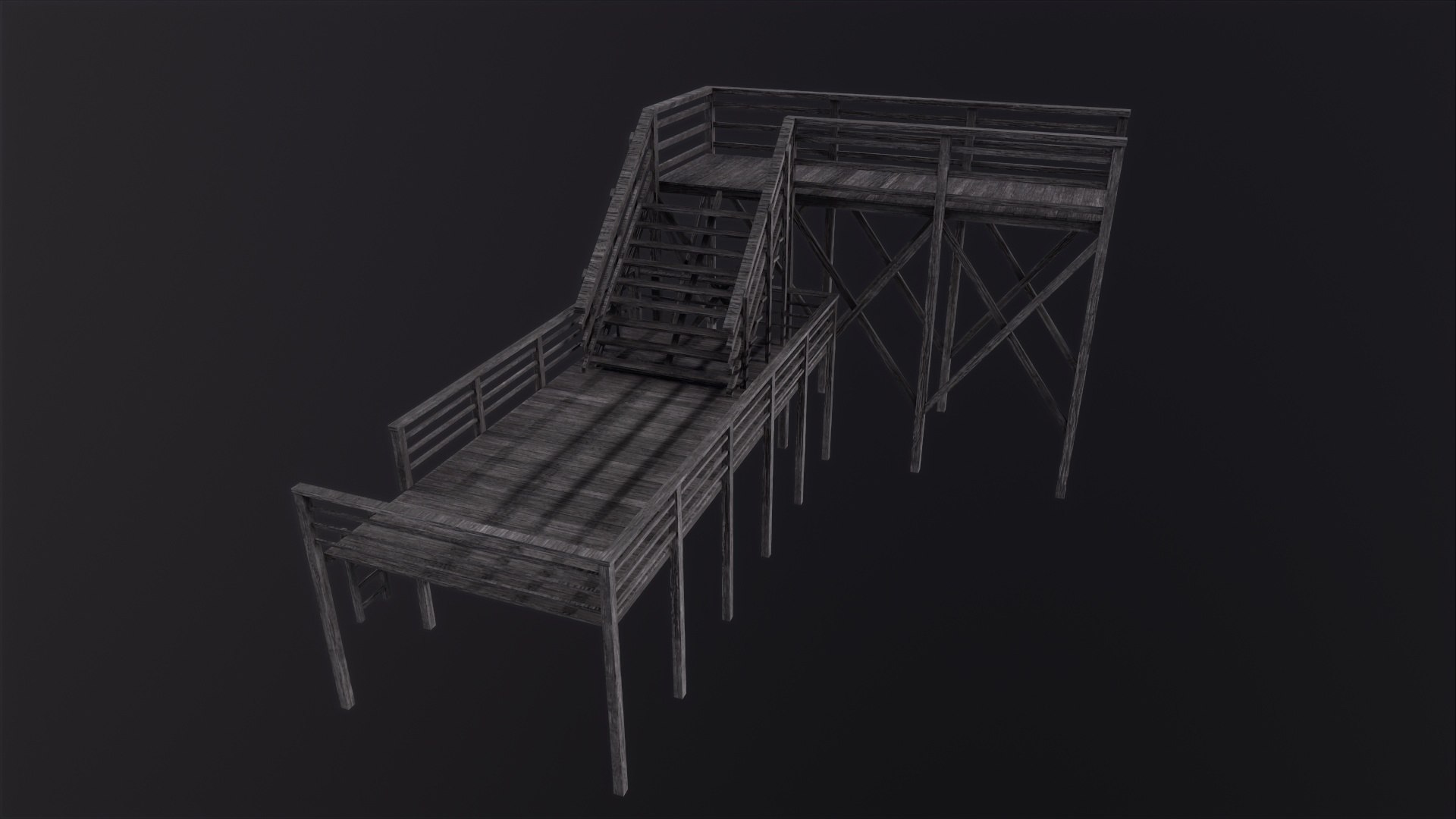 3D Dock - TurboSquid 2104250