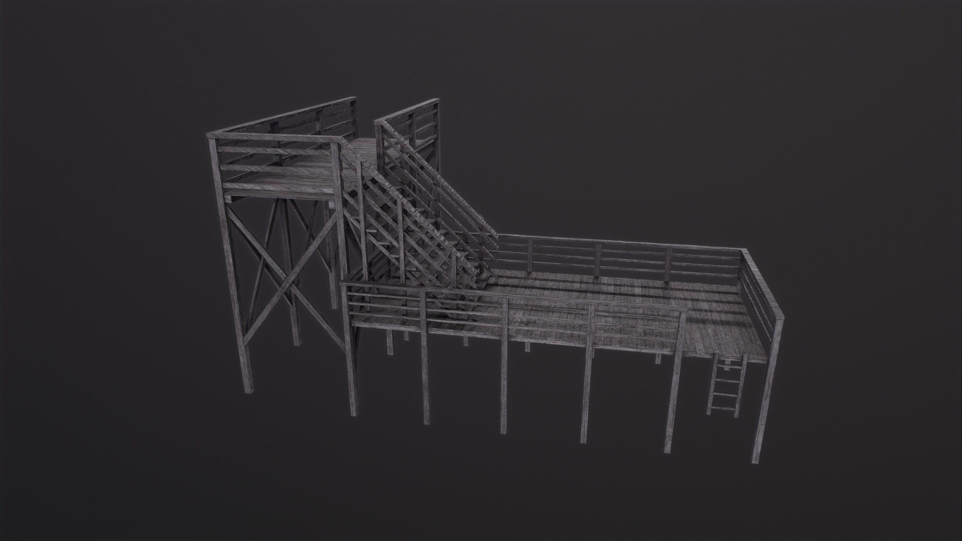 3D Dock - TurboSquid 2104250