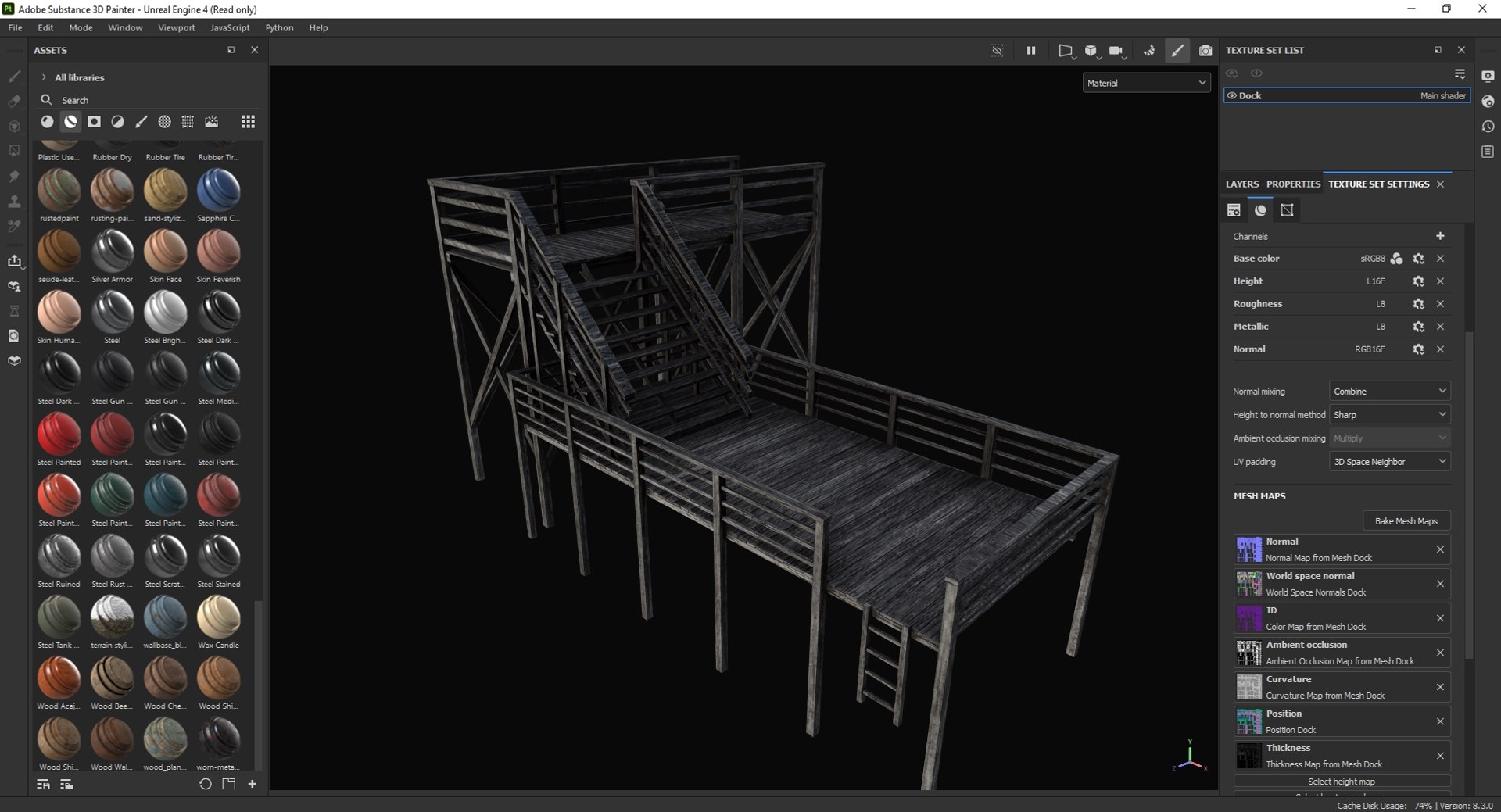 3D Dock - TurboSquid 2104250