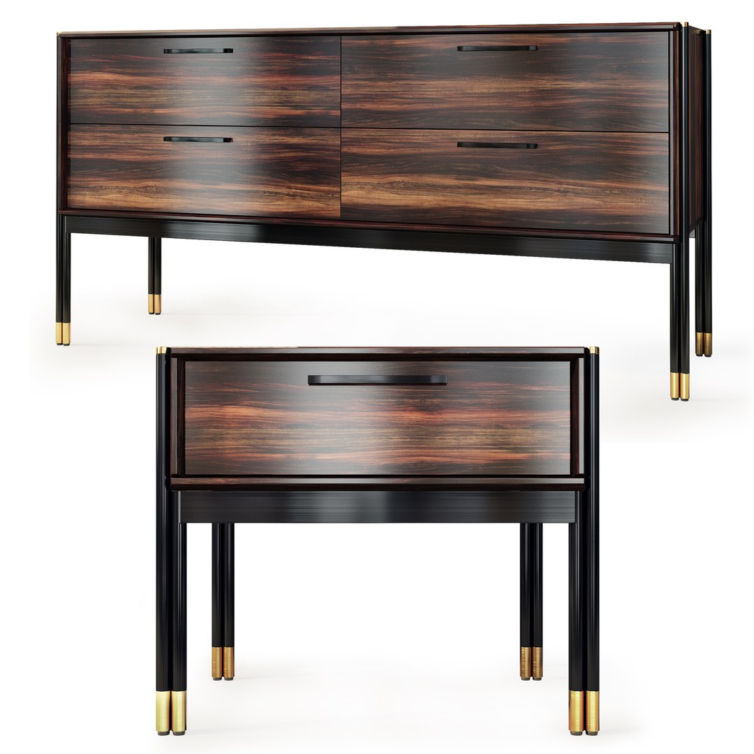 3D model Dresser nightstand Benissa by Mod Interiors - TurboSquid 1913063