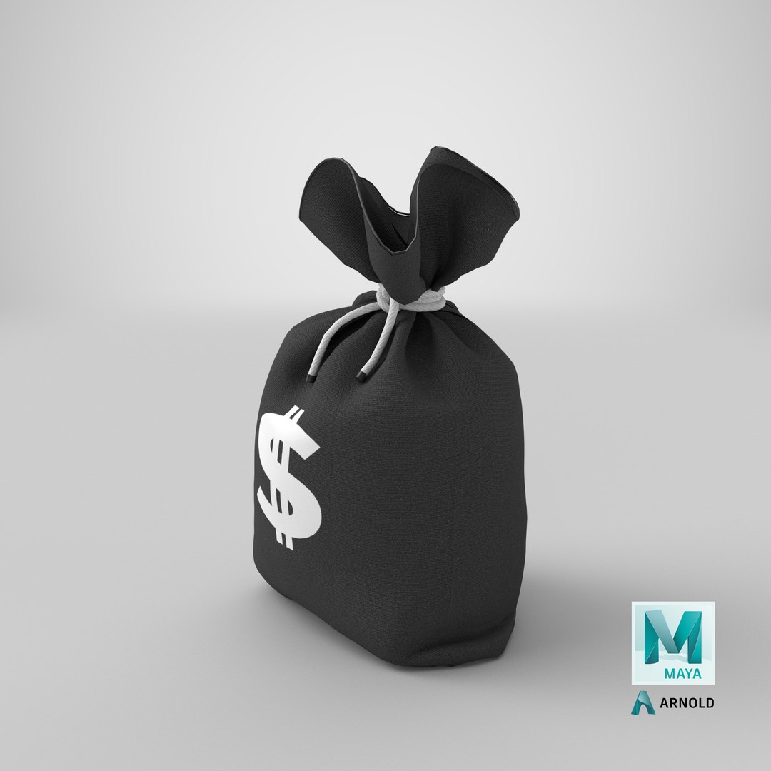 Money Bag 3D model - TurboSquid 1966942