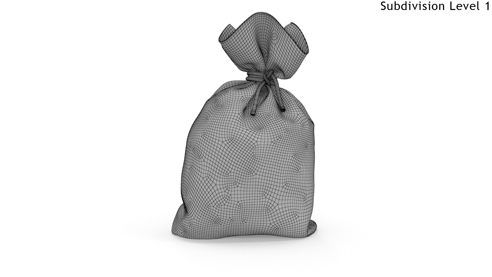 Money Bag 3D model - TurboSquid 1966942