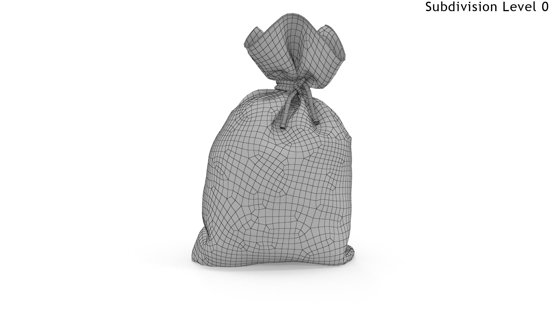 Money Bag 3D model - TurboSquid 1966942
