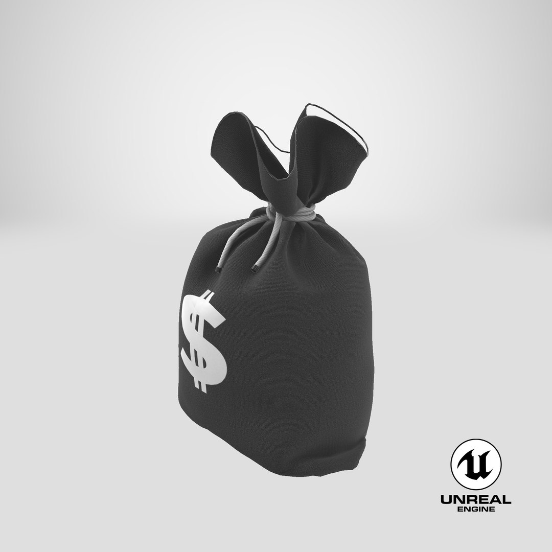 Money Bag 3D model - TurboSquid 1966942