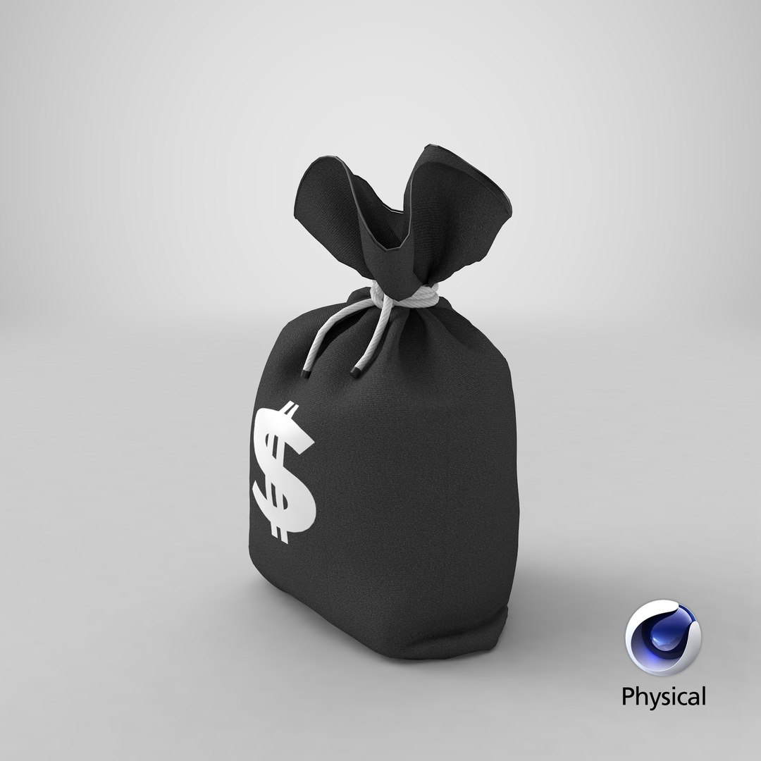 Money Bag 3D model - TurboSquid 1966942