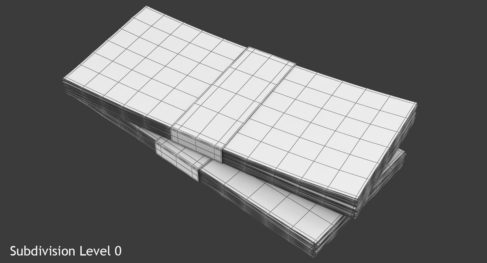 100 Dollar Bills Stack 3D Model - TurboSquid 1382049
