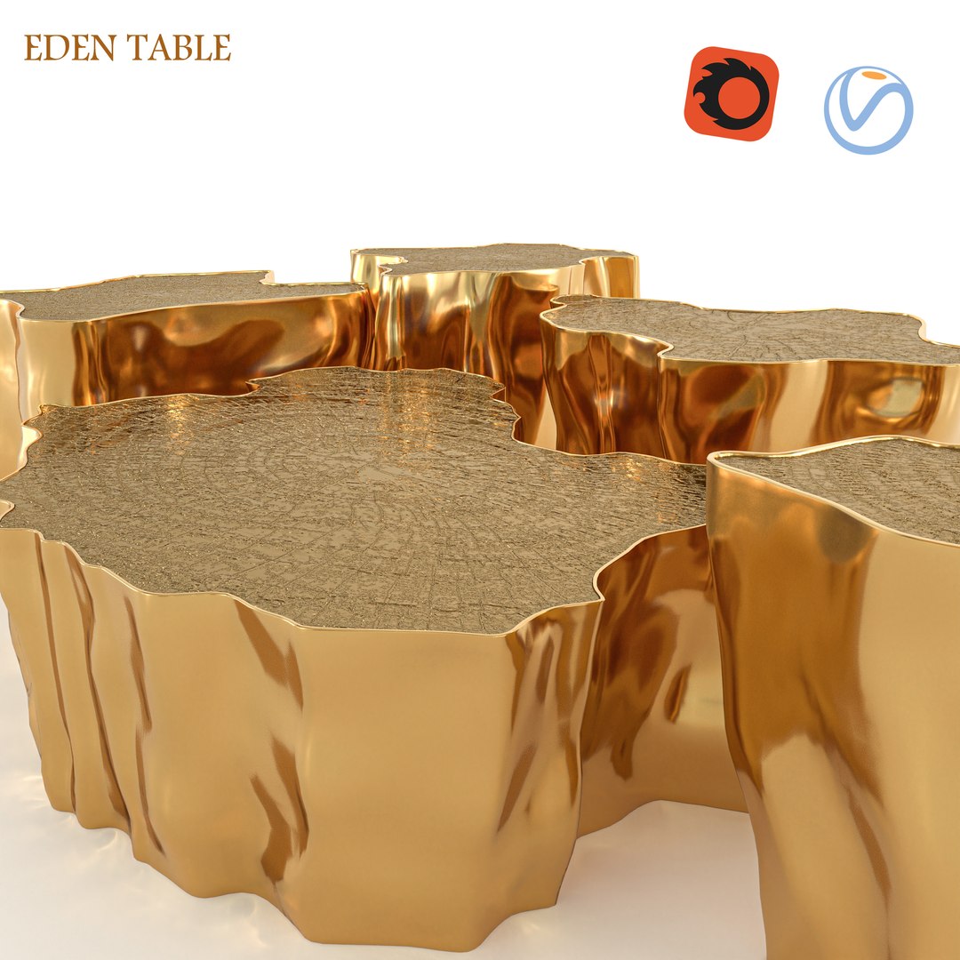 Eden Tables 3D Model - TurboSquid 1478882