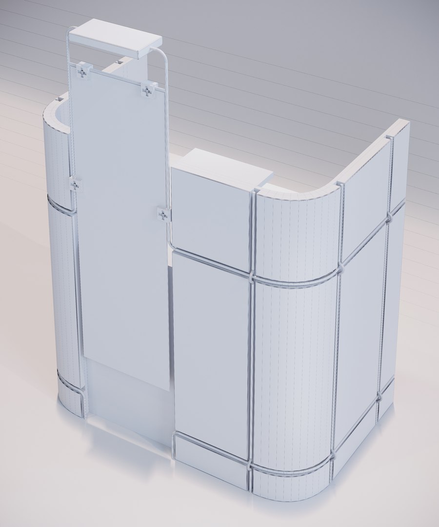 3D Front Desk - TurboSquid 2136726