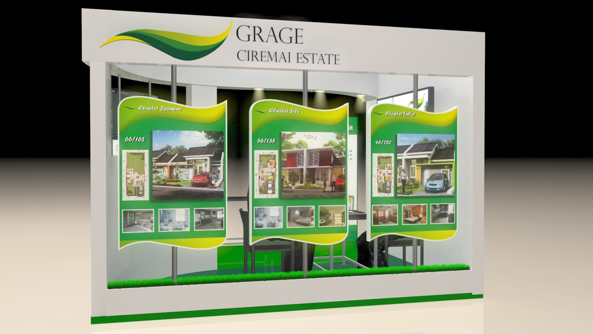 Booth promotion design 3D model - TurboSquid 1162904