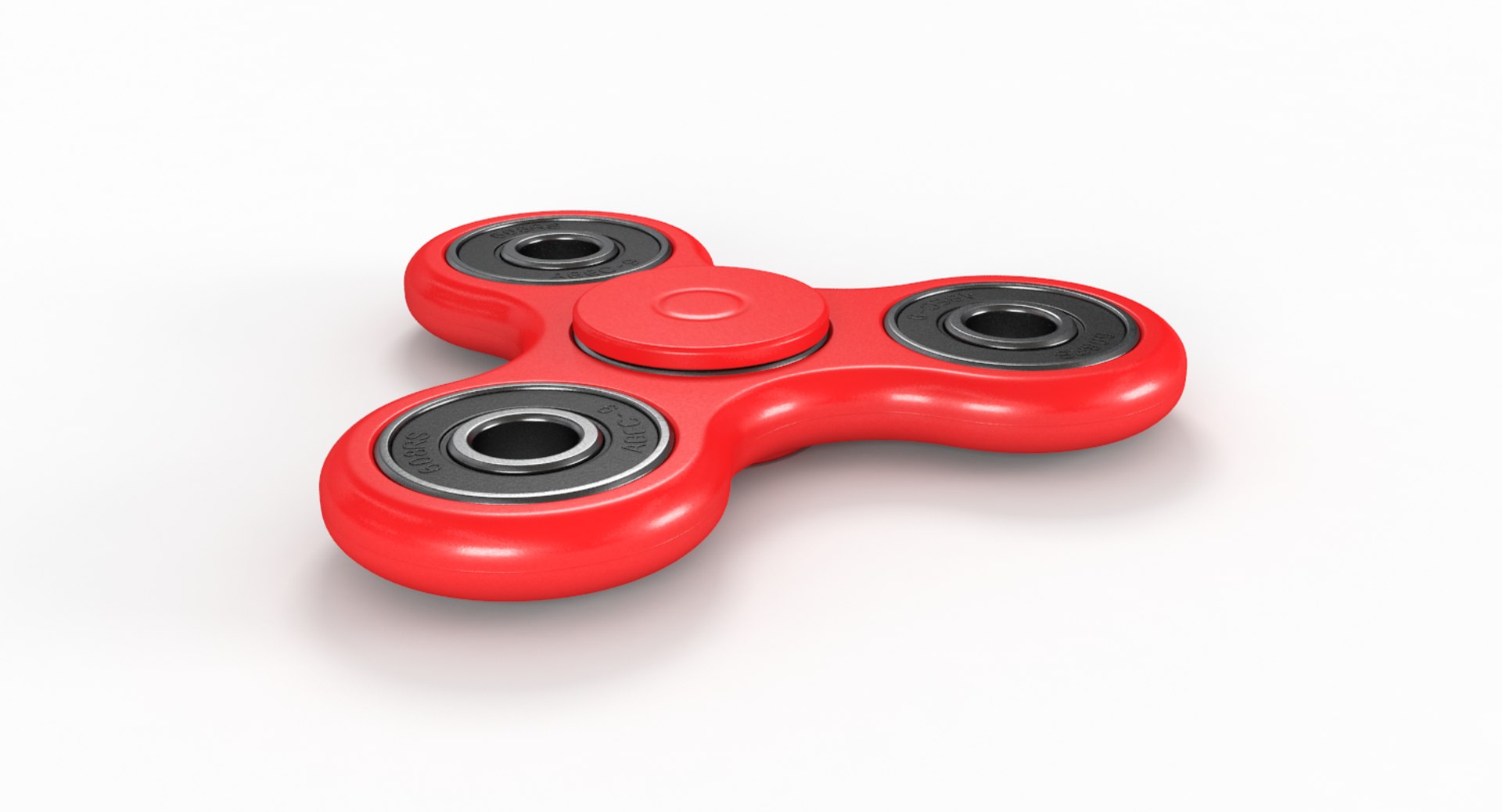 Fidget Spinner Red 3D - TurboSquid 1176385