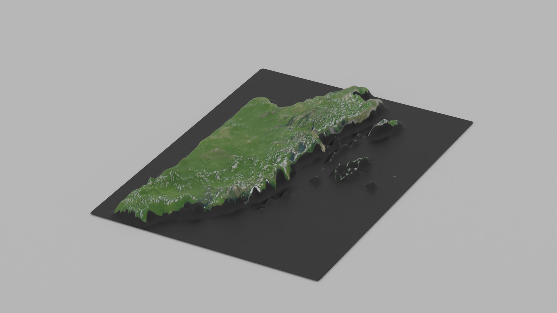 3D Belize Map Country - TurboSquid 2075173