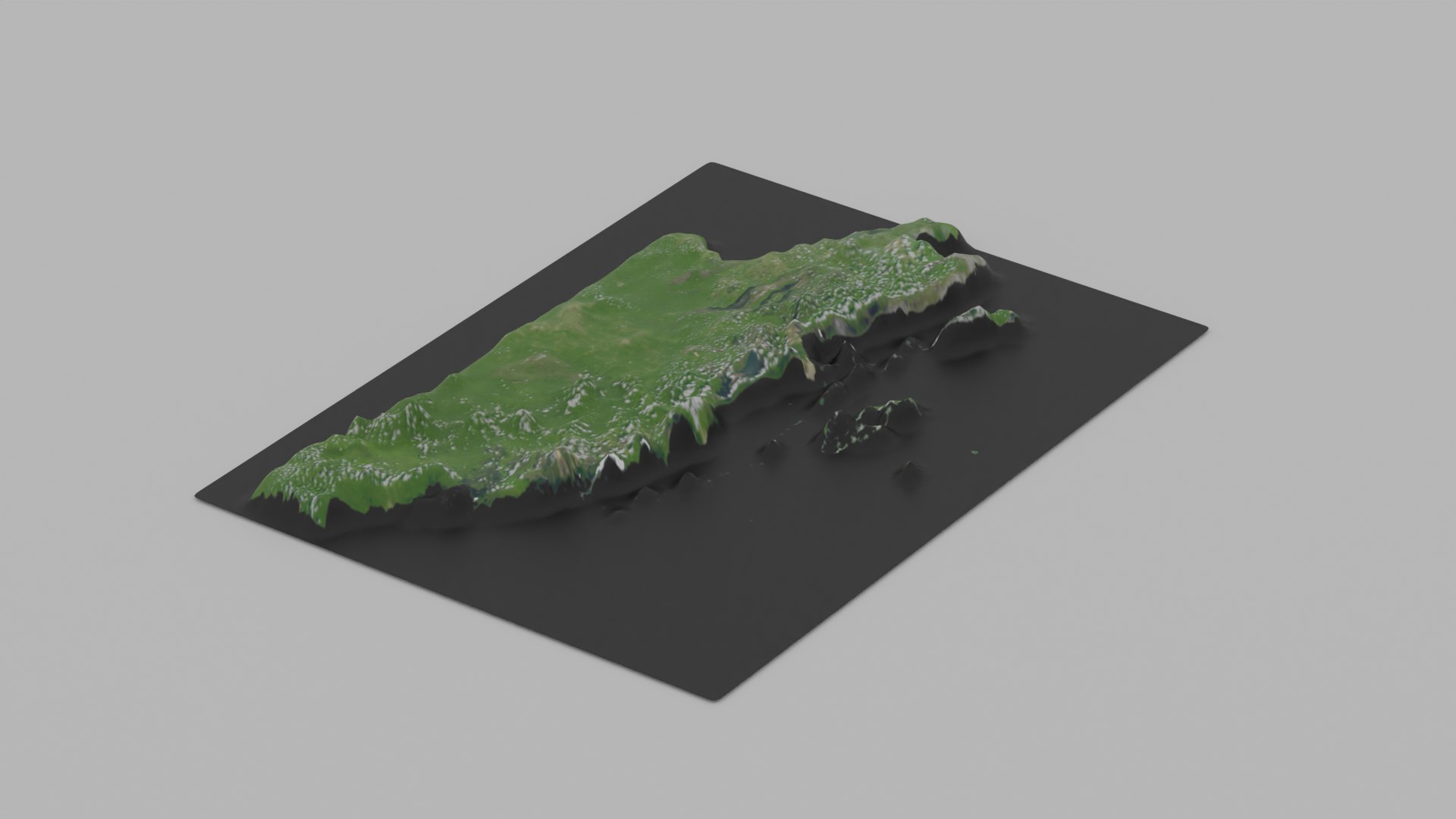 3D Belize Map Country - TurboSquid 2075173