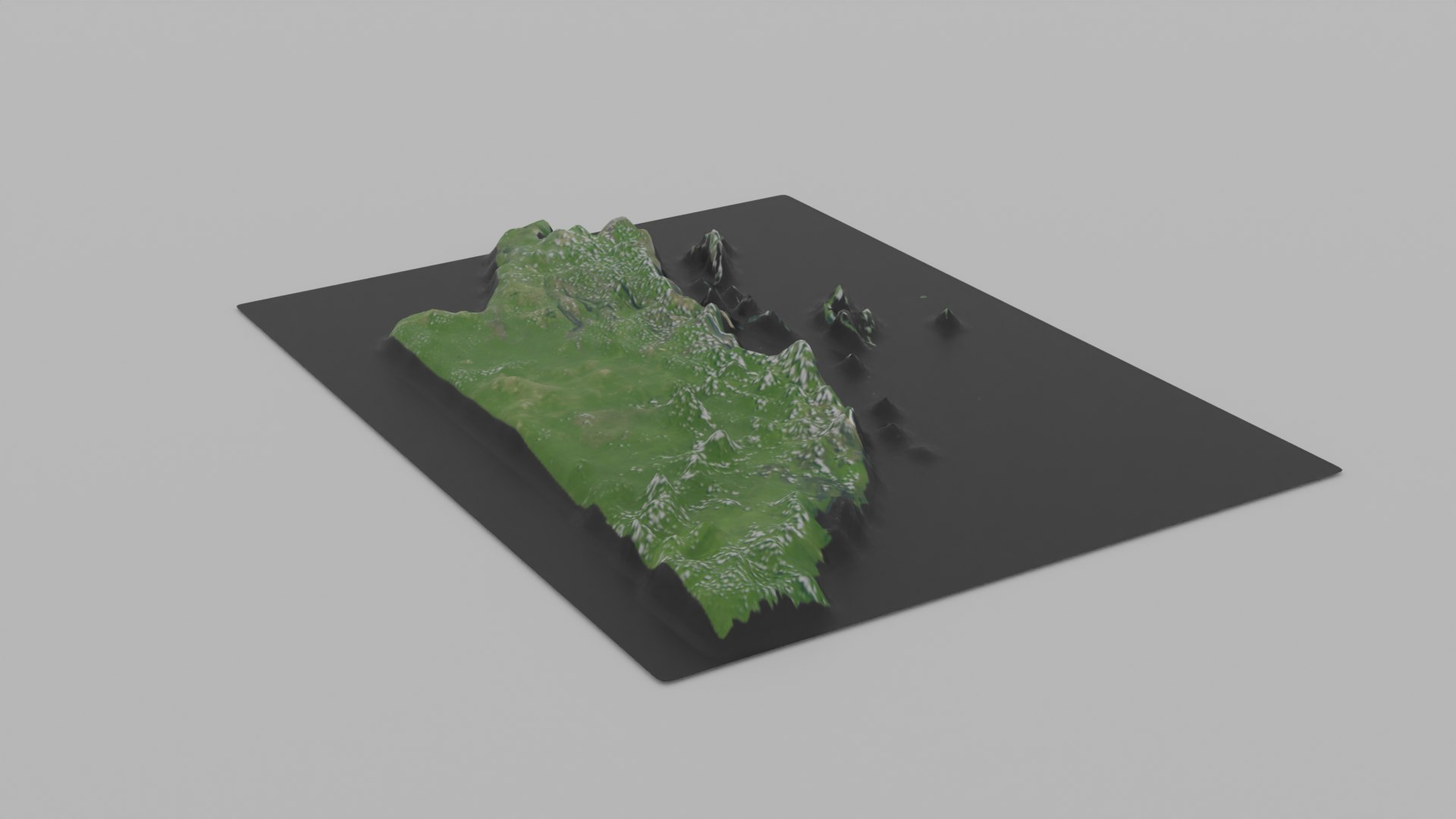 3D Belize Map Country - TurboSquid 2075173