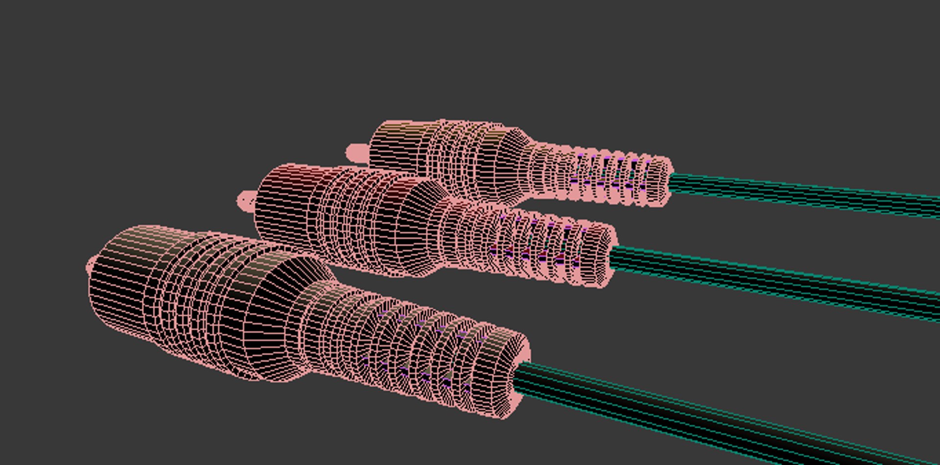 3d model component cables