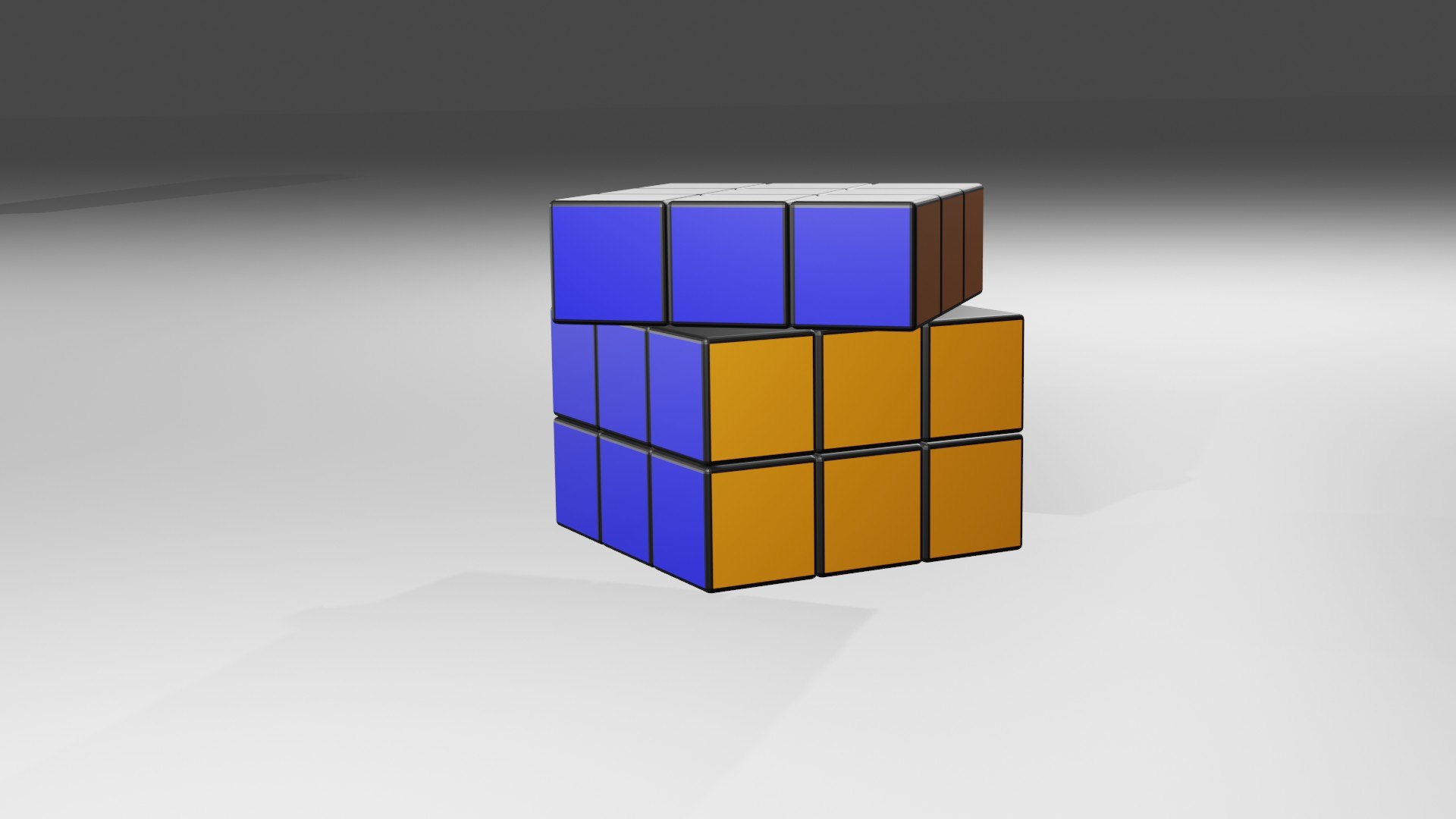 3D Rubiks Cube 1 Model - TurboSquid 2147082