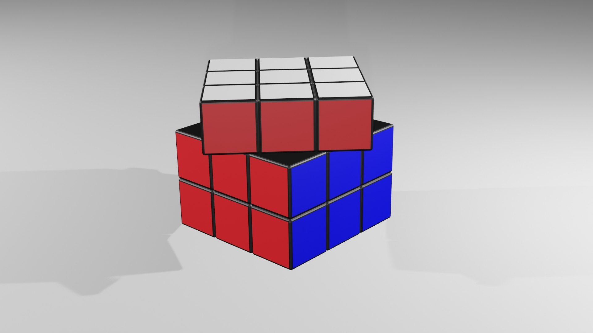 3D Rubiks Cube 1 Model - TurboSquid 2147082
