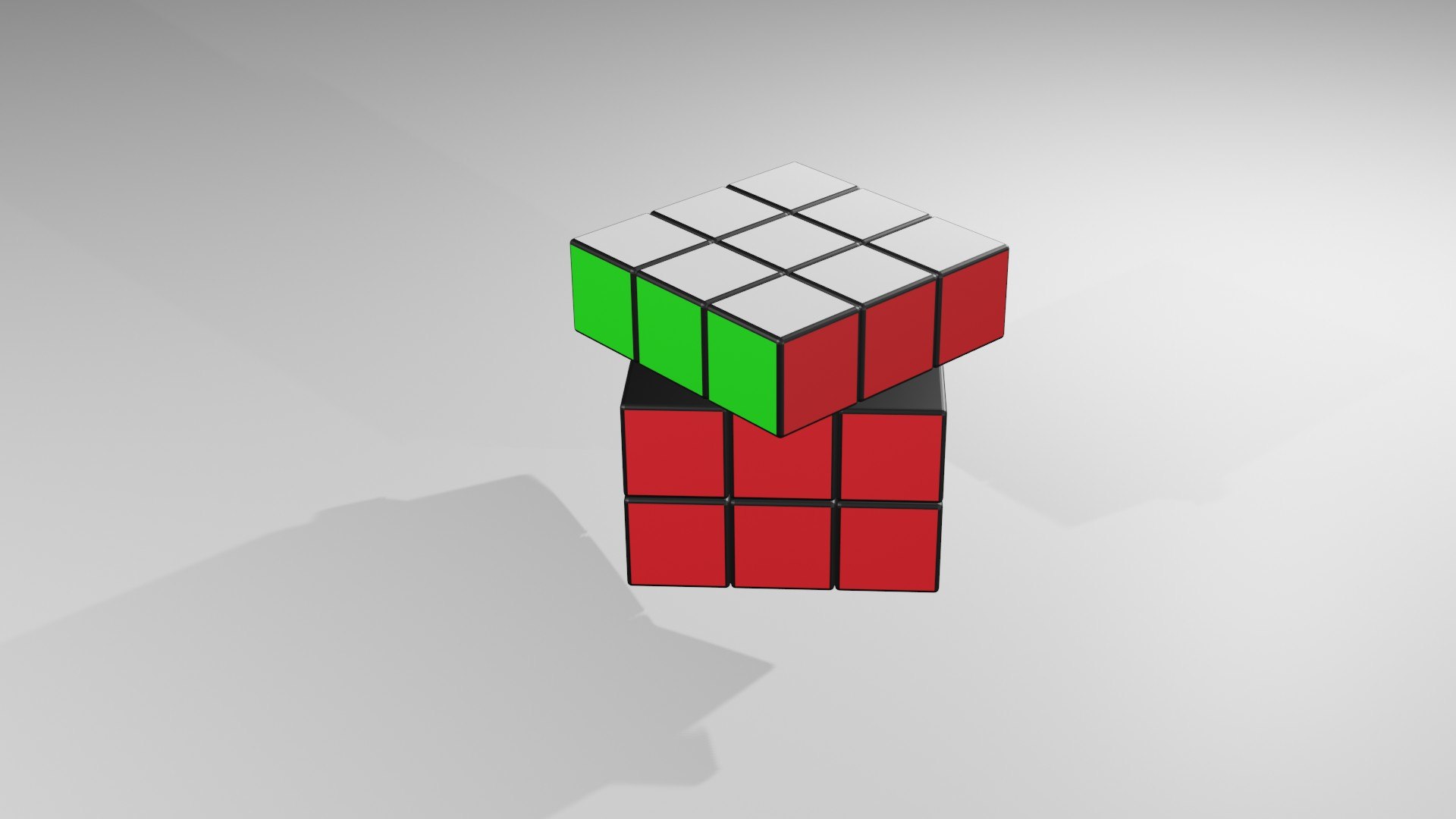 3D Rubiks Cube 1 Model - TurboSquid 2147082