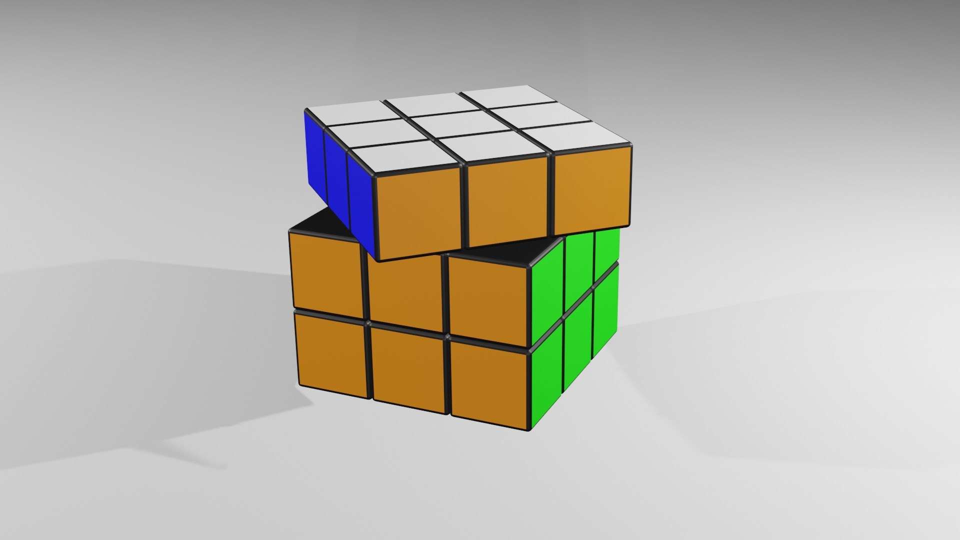 3D Rubiks Cube 1 Model - TurboSquid 2147082