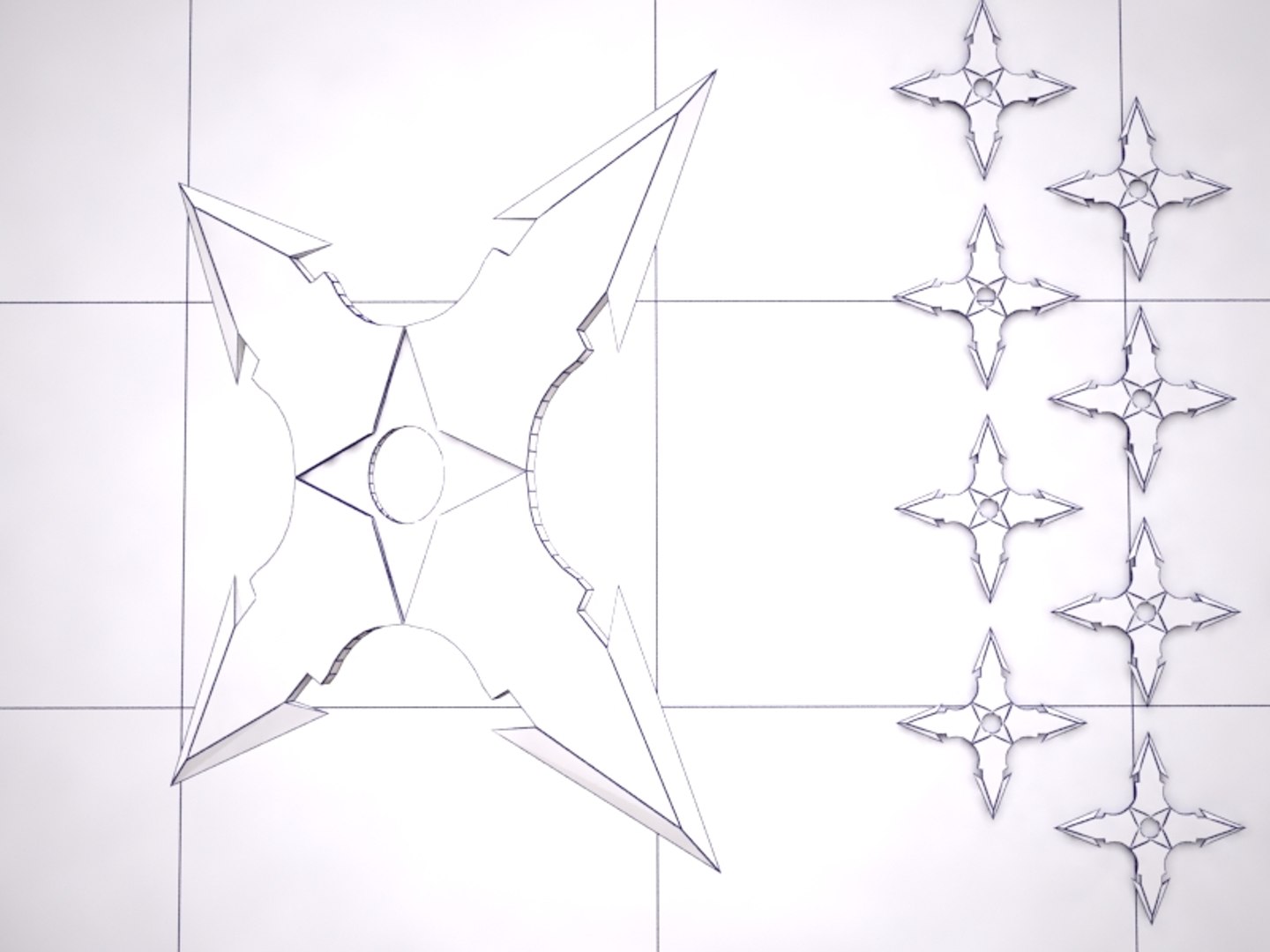 Ninja Star Model