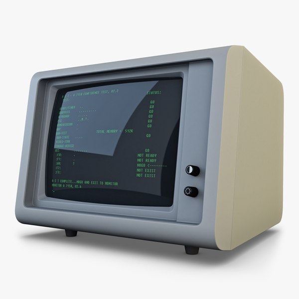 CRT Monitor 3D Models for Download | TurboSquid