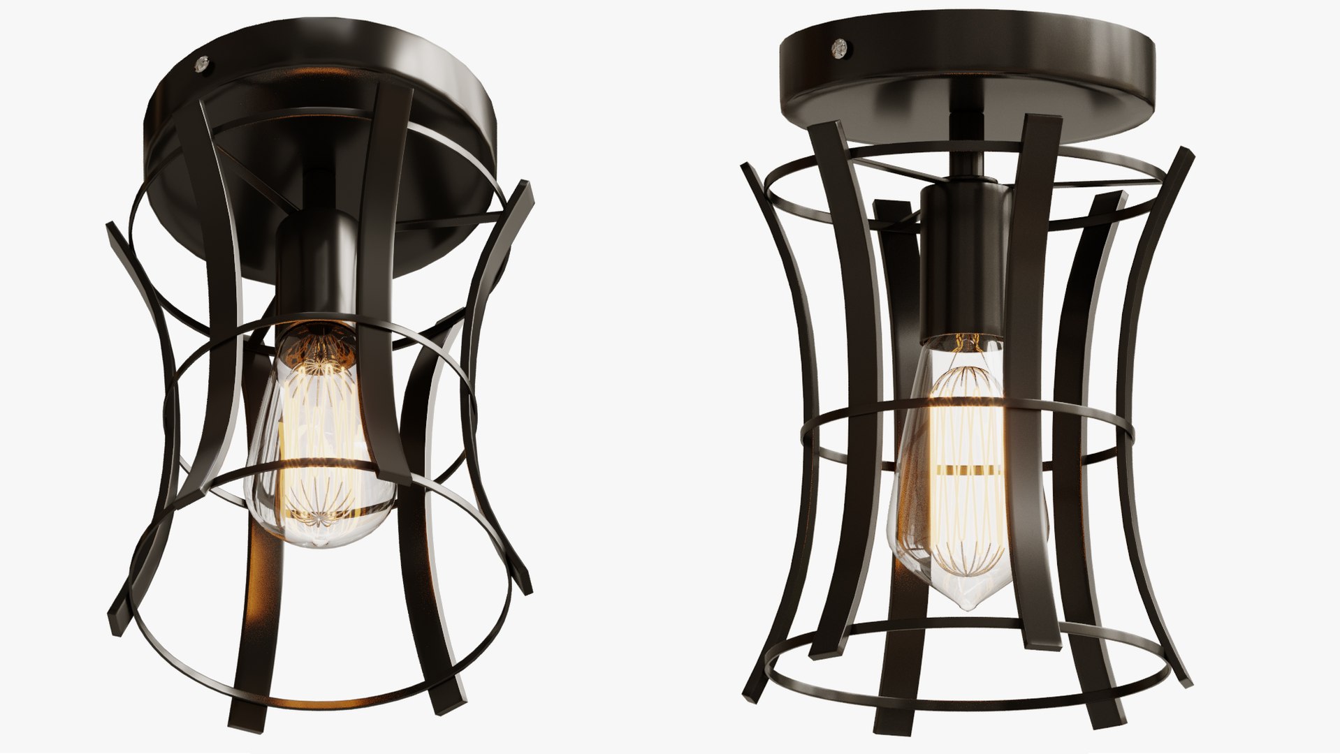 3D Pendant Loft Medieval Torch Top - TurboSquid 1975889