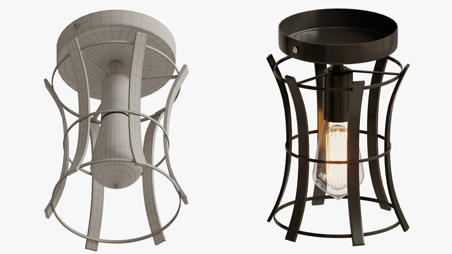 3D Pendant Loft Medieval Torch Top - TurboSquid 1975889