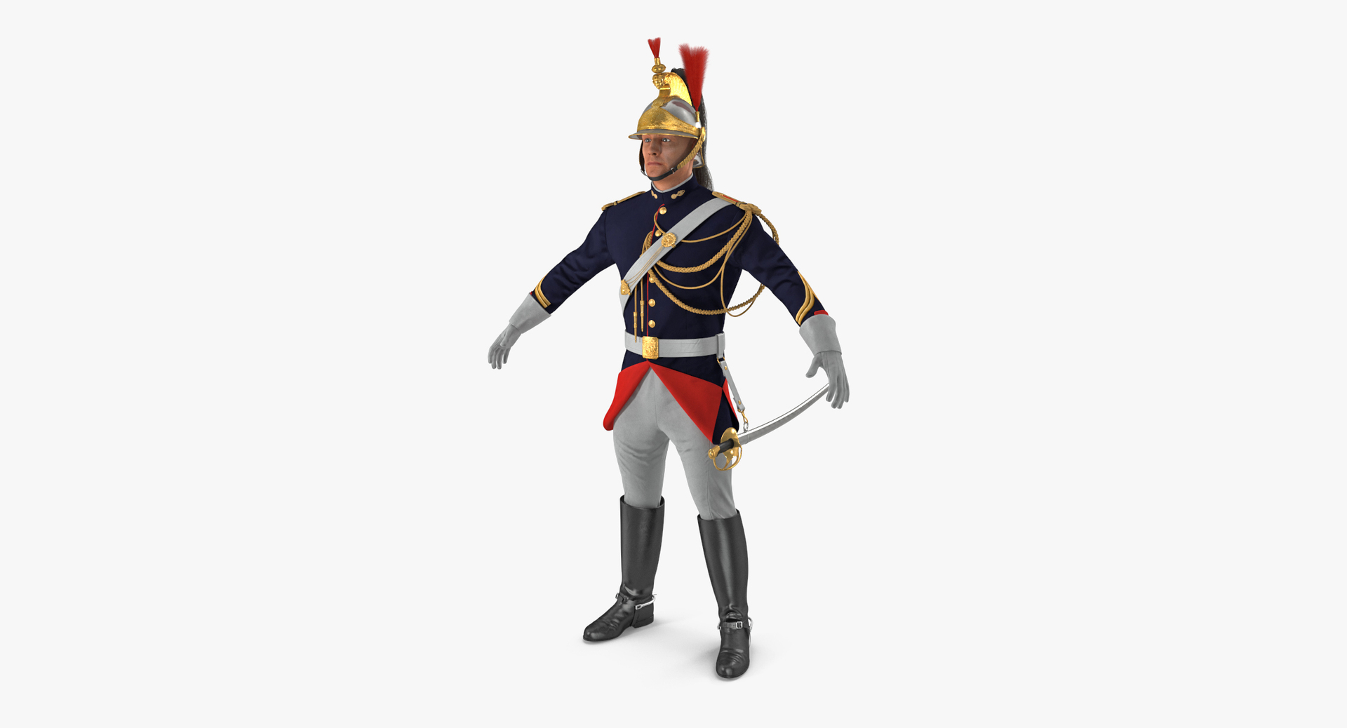 3D rigged guard soldiers model - TurboSquid 1236496