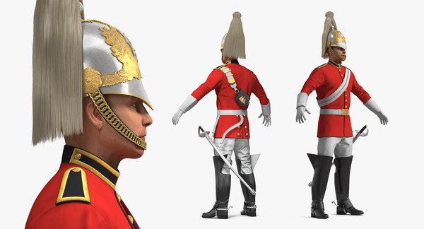 3D rigged guard soldiers model - TurboSquid 1236496